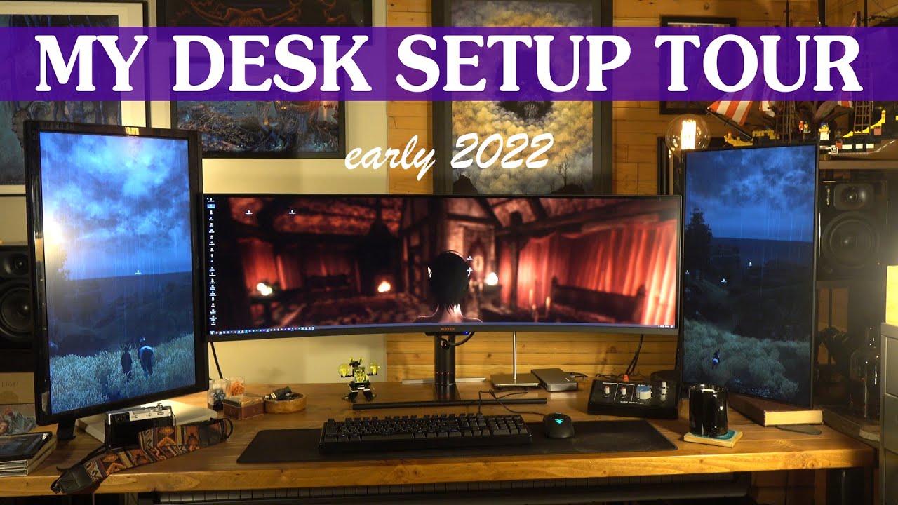 My Desk Setup Tour: Monitors, Gear, Gadgets, and How I Use It All ...