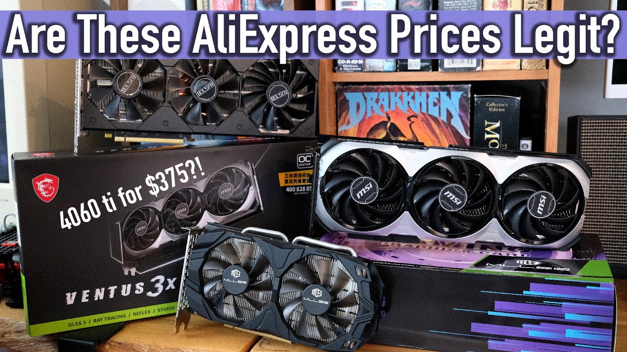 AliExpress Crazy GPU Deals - 4060 Ti for $375! Plus I Test the RX580 ...